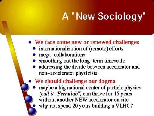 A "New Sociology"